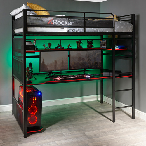 BattleBunk Loft Bed with Gaming Desk